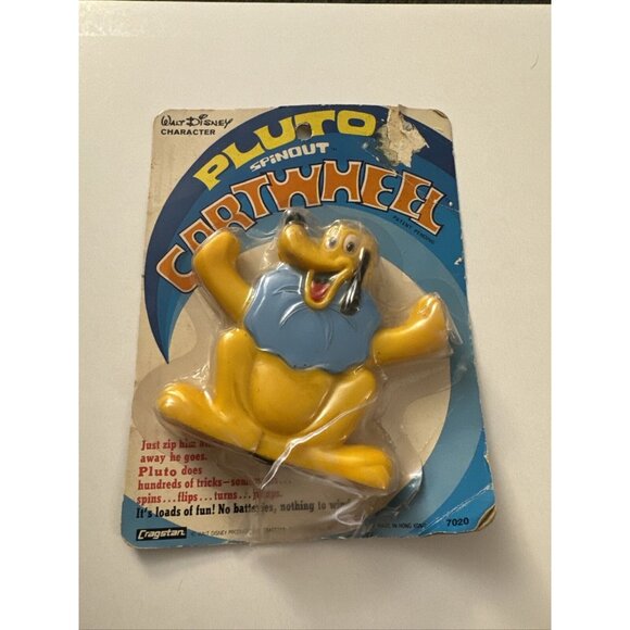 Disney | Toys | Spinout Cartwheel Disney Pluto Cartwheel Toy D4 | Poshmark